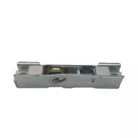 China 12.5mm*20mm Low Noise Hot-selling UPVC Sliding Roller With Iron Zinc Plating Housing And Iron Wheel Load Capacity 150KG for sale