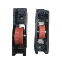 China Door Spare Parts Plastic Shell Sliding Window Roller Door Roller Pulley for Palestine for sale