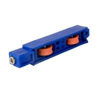 China Door Accessory Plastic Housing Sliding Door Roller Double Pulley Wheels for Turkey for sale