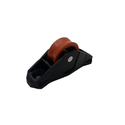 China Egypt Hardware Plastic Door Roller Single Sliding Wheel Nylon Sliding Window Roller for Door and Window for sale