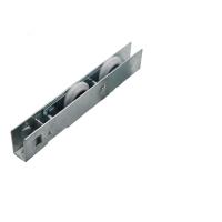 China Turkey Hot-selling UPVC Sliding Window Roller 13.5*25mm Iron Housing Zinc Plating POM Wheel With High Carbon Steel Bearing Load Capacity 100KGS for sale