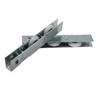 China Turkey Hot-selling UPVC Sliding Window Roller 13.5*25mm Iron Housing Zinc Plating POM Wheel With High Carbon Steel Bearing Load Capacity 100KGS for sale