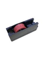 China Door and Window Accessories Single Nylon V Shape Roller Sliding Window Wheel Window Roller for sale