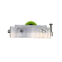 China Roldanas Acessórios Para Alumínio Aluminium Door And Window Fitting Single Nylon U Shape Pulley Wheel Aluminium Sliding Door Rollers for sale