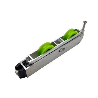 China Roldanas Acessórios Para Alumínio Aluminium Door And Window Accessories Double Nylon U Shape Pulley Wheel Sliding Roller Wheel for sale
