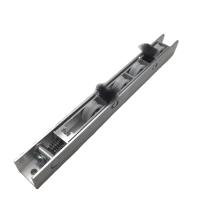 China AdjustableFour Wheel Roller U/V Groove Nylon Pulley Wheel Aluminium Alloy Housing Sliding Door And Window Roller for sale