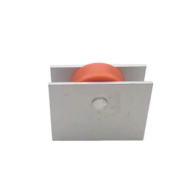 China High Box Roller Single V Groove Nylon Pulley Wheel Aluminium Alloy Housing Sliding Door And Window Roller for sale