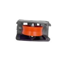 China Jordan Aluminum Sliding Door And Window Roller Wheels V Shape Nylon Wheel Plastic Housing Door Roller for sale