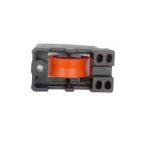 China Jordan Aluminum Sliding Door And Window Roller Wheels V Shape Nylon Wheel Plastic Housing Door Roller for sale