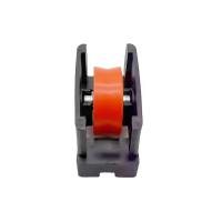 China Jordan Aluminum Sliding Door And Window Roller Wheels V Shape Nylon Wheel Plastic Housing Door Roller for sale