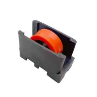 China Aluminum Sliding Door And Window Roller Wheels V Shape Nylon Wheel Plastic Housing Door Roller for sale