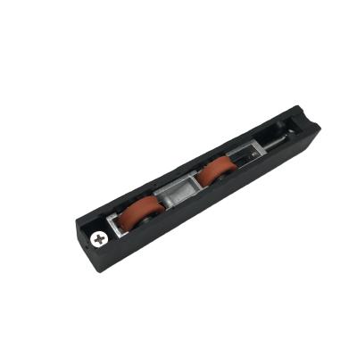 China Roldanas Acessórios Para Alumínio Sliding Aluminum Door And Window Roller Wheels Double V Shape Nylon Wheel Zinc Alloy Inner Part Plastic Housing Door Roller for sale