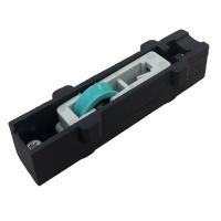 China Roldanas Acessórios Para Alumínio Sliding Aluminum Door And Window Roller Wheels V Shape Nylon Wheel Plastic Bracket Door And Window Roller for sale