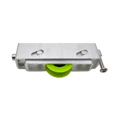 China ROLDANA CONCAVA DUPLA SUPREMA Para Porta Deslizante E Janela Em Liga De Aluminio Com Ranhura Em Forma De U, Polia De Roda Unica for sale