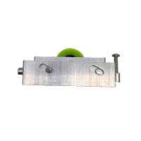China ROLDANA CONCAVA DUPLA SUPREMA Para Porta Deslizante E Janela Em Liga De Aluminio Com Ranhura Em Forma De U, Polia De Roda Unica for sale