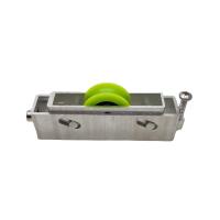 China ROLDANA CONCAVA DUPLA SUPREMA Para Porta Deslizante E Janela Em Liga De Aluminio Com Ranhura Em Forma De U, Polia De Roda Unica for sale