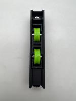 China ROLDANAS Durable Door Hardware Sliding Windows Rollers Plastic Housing Nylon Ball Bearing Roller Wheel for Hotel Apartment Use for sale