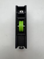 China ROLDANAS Durable Door Hardware Sliding Windows Rollers Plastic Housing Nylon Ball Bearing Roller Wheel for Hotel Apartment Use for sale
