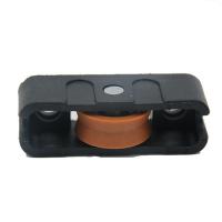 China Single V Shape Nylon Pulley Wheel Sliding Door Roller with 50kg Load Capacity for Smooth and Quiet Operation for sale