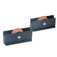 China Egypt Market Hot Sales Single V Groove Nylon Pulley Wheel Plastic Sliding Door Roller with 50kg Load Capacity for Smooth and Quiet Operation for sale
