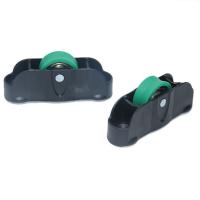 China Egypt Market Hot Sales Single V Shape Nylon Pulley Wheel Plastic Housing Sliding Door Roller with 50kg Load Capacity for sale