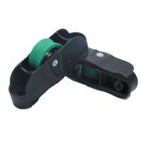 China Egypt Market Hot Sales Single V Shape Nylon Pulley Wheel Plastic Housing Sliding Door Roller with 50kg Load Capacity for sale