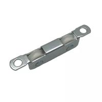 China Hardware Iron Housing Zinc Plated Sliding Roller U groove Nylon Wheel Sliding Window Roller for sale