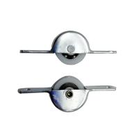 China Door And Window Accessories 18mm Nylon Wheel Iron Housing With Zinc Plated Steel Sliding Door Wheels for sale
