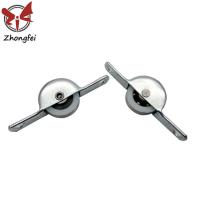 China Door And Window Accessories 18mm Nylon Wheel Iron Housing With Zinc Plated Steel Sliding Door Wheels for sale