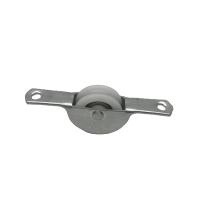 China Aluminium Door And Window Accessories 24mm U Groove Nylon Pulley Wheel Iron Wheel Sliding Steel Door Wheels for sale