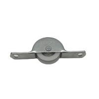 China Aluminium Door And Window Accessories 24mm U Groove Nylon Pulley Wheel Iron Wheel Sliding Steel Door Wheels for sale