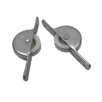 China Aluminium Door And Window Accessories 24mm U Groove Nylon Pulley Wheel Iron Wheel Sliding Steel Door Wheels for sale
