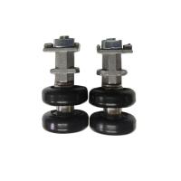 China Hardware Iron Housing Zinc Plated Sliding Roller U groove Nylon Wheel Sliding Window Roller for sale