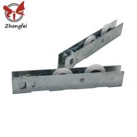 China Hardware Double Pulley Nylon U Shape Sliding Door Roller Door Wheel for sale