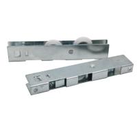 China Hardware Double Pulley Nylon U Shape Sliding Door Roller Door Wheel for sale