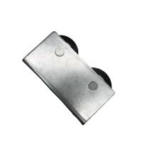 China Carrucha Double Nylon Sliding Wheel Galvanize Iron Door Wheel Door Roller for Peru for sale