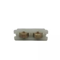 China Double Copper Wheel Nylon Housing Sliding Plastic Door Roller For Aluminium Door & Window System for sale