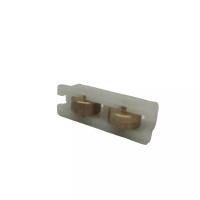 China Double Copper Wheel Nylon Housing Sliding Plastic Door Roller For Aluminium Door & Window System for sale