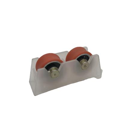 China R39D Double Ball Bearing Wheel Nylon Housing Sliding Plastic Door Roller For Aluminium Door & Window System for sale