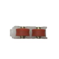 China R39D Double Ball Bearing Wheel Nylon Housing Sliding Plastic Door Roller For Aluminium Door & Window System for sale