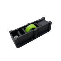 China Roldanas Acessorios Para Aluminio Single V Groove Nylon Wheel Plastic Housing Sliding Door Roller for sale