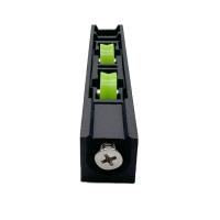 China Roldanas Acessorios Para Aluminio Double V Groove Nylon Pulley Wheel Plastic Housing Sliding Door And Window Rollers for sale