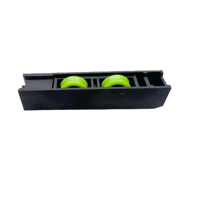 China Roldanas Acessorios Para Aluminio Double V Groove Nylon Pulley Wheel Plastic Housing Sliding Door And Window Rollers for sale