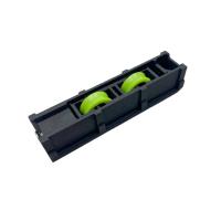 China Roldanas Acessorios Para Aluminio Double V Shape Nylon Pulley Wheel Plastic Housing Sliding Door And Window Rollers Wheels for sale