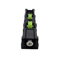 China Roldanas Acessorios Para Aluminio Double V Shape Nylon Pulley Wheel Plastic Housing Sliding Door And Window Rollers Wheels for sale
