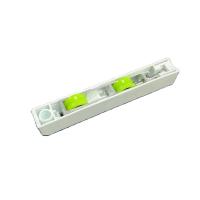 China Roldanas Acessorios Para Aluminio Linha Suprema Double V Shape Nylon Pulley Wheel Plastic Housing Sliding Door And Window Rollers for sale