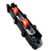 China Aluminum Door And Window Accessories V Groove Nylon Wheel Plastic Housing Plastic Door Roller for sale