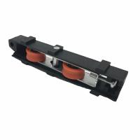 China Aluminum Door And Window Accessories V Groove Nylon Wheel Plastic Housing Plastic Door Roller for sale