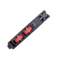 China Jordan Aluminum Sliding Door And Window Accessories Double V Shape Nylon Wheel Nylon Housing Plastic Sliding Door Roller for sale