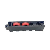 China Jordan Aluminum Sliding Door And Window Accessories Double V Shape Nylon Wheel Nylon Housing Plastic Sliding Door Roller for sale